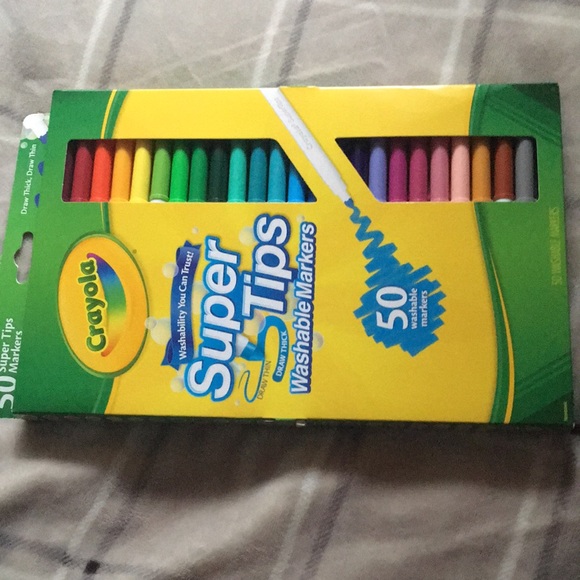 Other | Never Opened Crayola Supertip Markers Comes With All 5 Colors ...